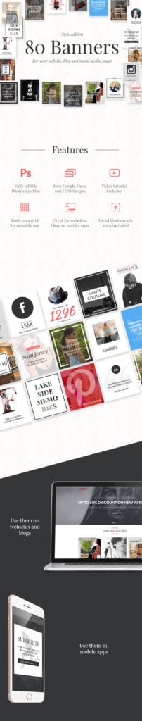 240 Cool Banners Pack - just $24 – MasterBundles