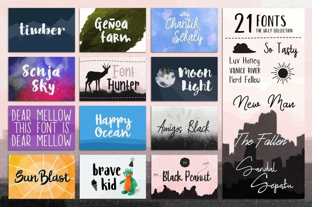 Fontbox - Elements for Web Design - Fonts, Logos, Watercolors ...