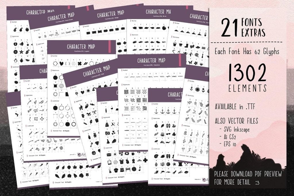 Fontbox - Elements for Web Design - Fonts, Logos, Watercolors ...