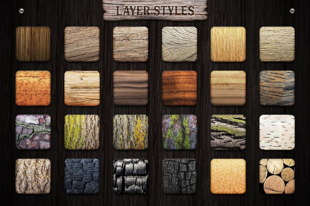 Wood Effect: Woody Photoshop Design Kit - only $19 – MasterBundles