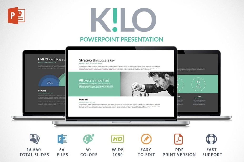 Modern Business PowerPoint Templates in 2022. Bundle: 44+ Templates - $35