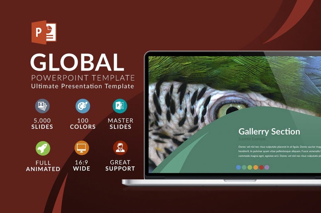 Modern Business PowerPoint Templates in 2022. Bundle: 44+ Templates - $35