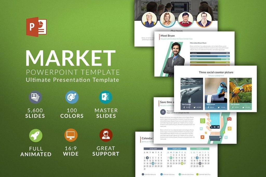 Modern Business PowerPoint Templates in 2022. Bundle: 44+ Templates - $35