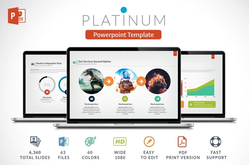 Modern Business PowerPoint Templates in 2022. Bundle: 44+ Templates - $35