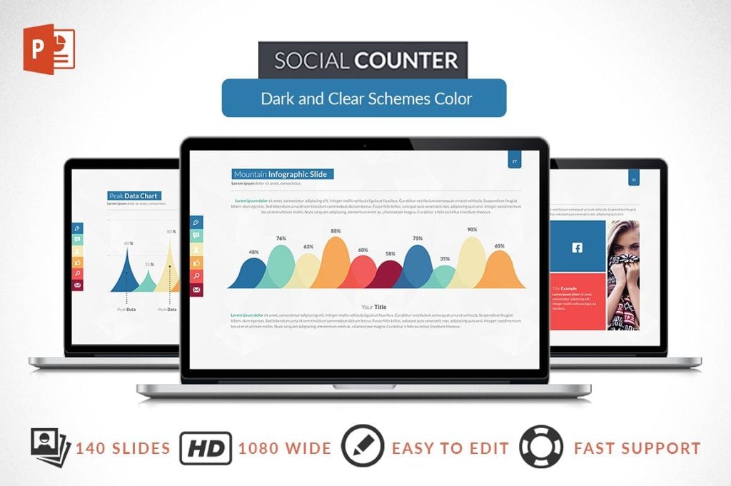 Modern Business PowerPoint Templates in 2022. Bundle: 44+ Templates - $35