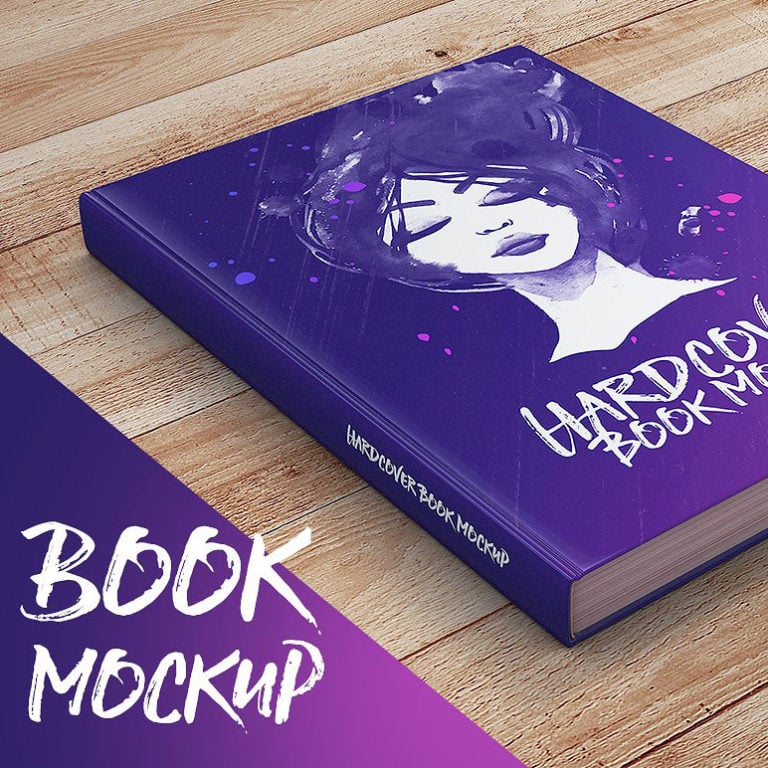 6 Hardcover Book Mockup 2021 + 8 Background Textures – MasterBundles