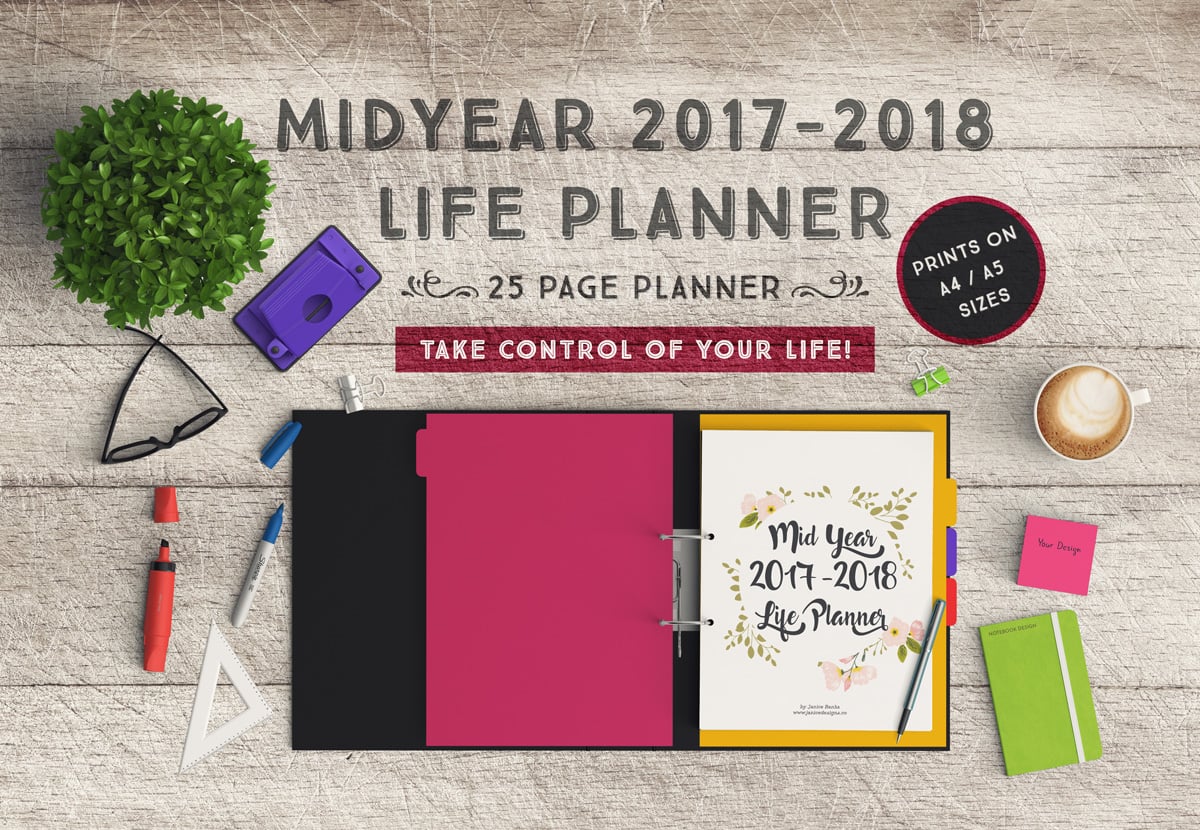 Life Planner 2.0 Black and White – MasterBundles