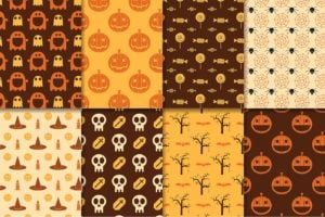 20+ Halloween Seamless Patterns in 2021 - Extended License - $5 ...