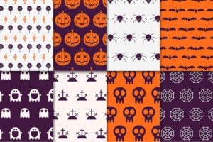 20+ Halloween Seamless Patterns in 2021 - Extended License - $5 ...