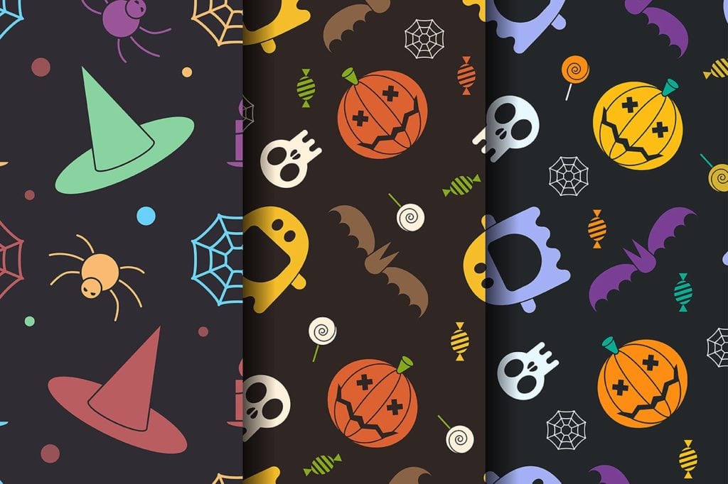 20+ Halloween Seamless Patterns in 2021 - Extended License - $5 ...