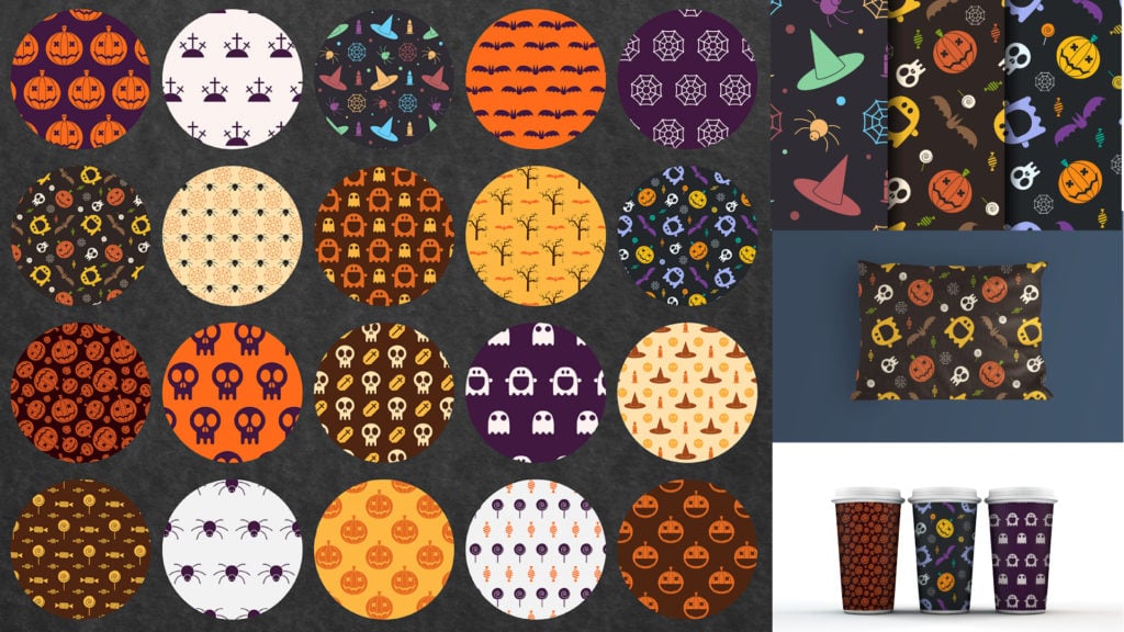20+ Halloween Seamless Patterns in 2021 - Extended License - $5 ...