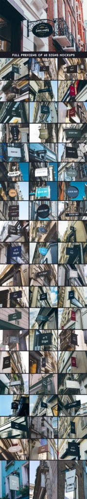 Street Sign Mockup Collection - 117 Mockups – MasterBundles