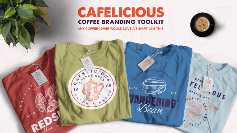 Cafelicious - Coffee Branding Kit + Bonus – MasterBundles