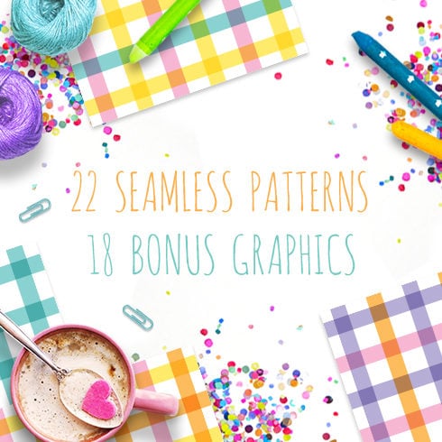 Colorful Lines - Seamless Patterns - just $1 | MasterBundles