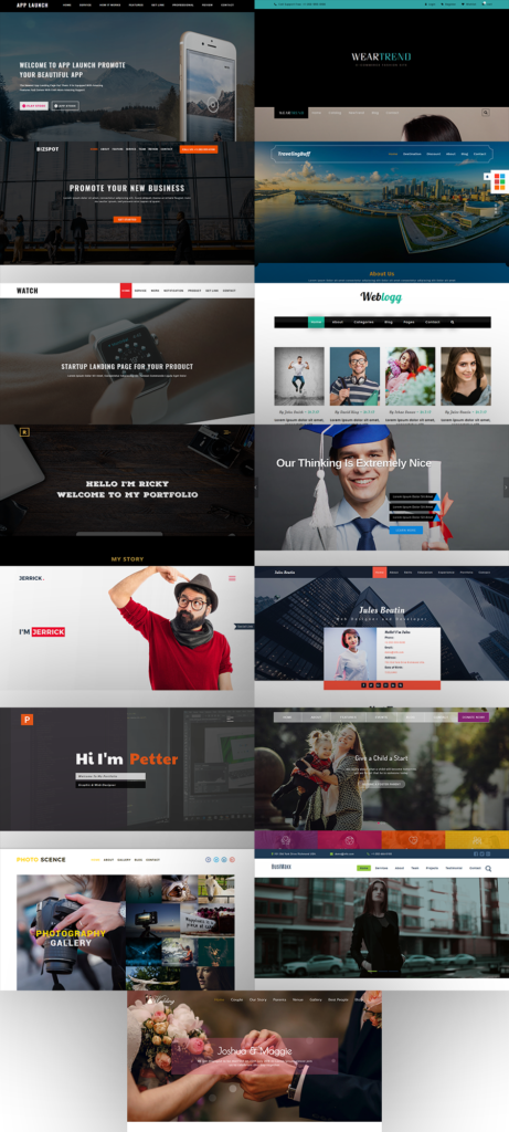 15 Premium HTML5 Website Templates - $15 – MasterBundles