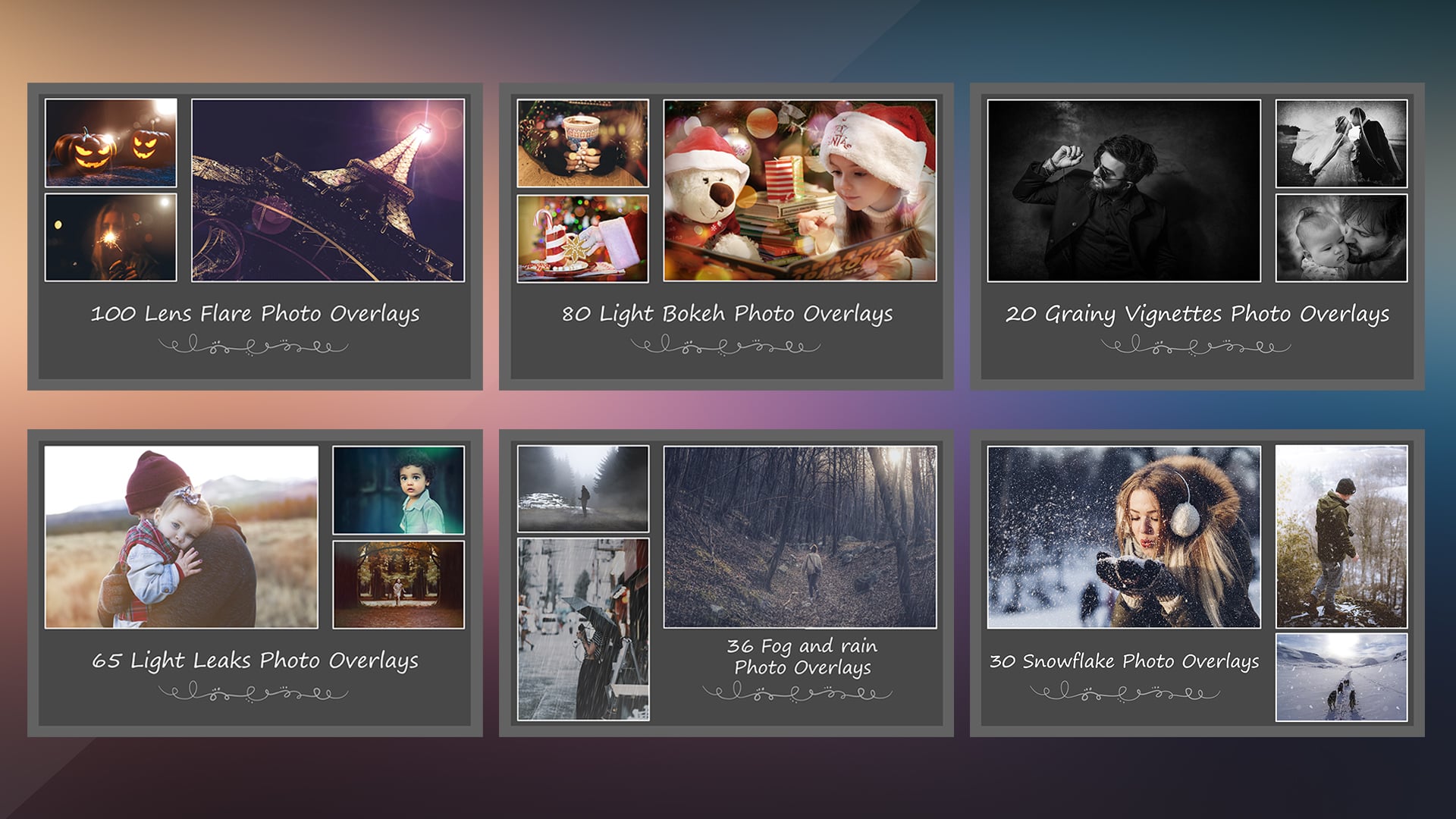 330 Unique Photo Overlays – MasterBundles