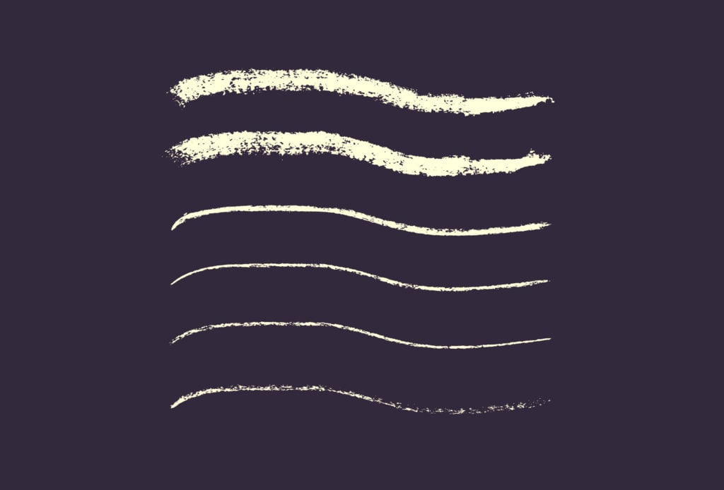 30 Best Line Art Illustrator Brushes (Wax Crayons) – MasterBundles