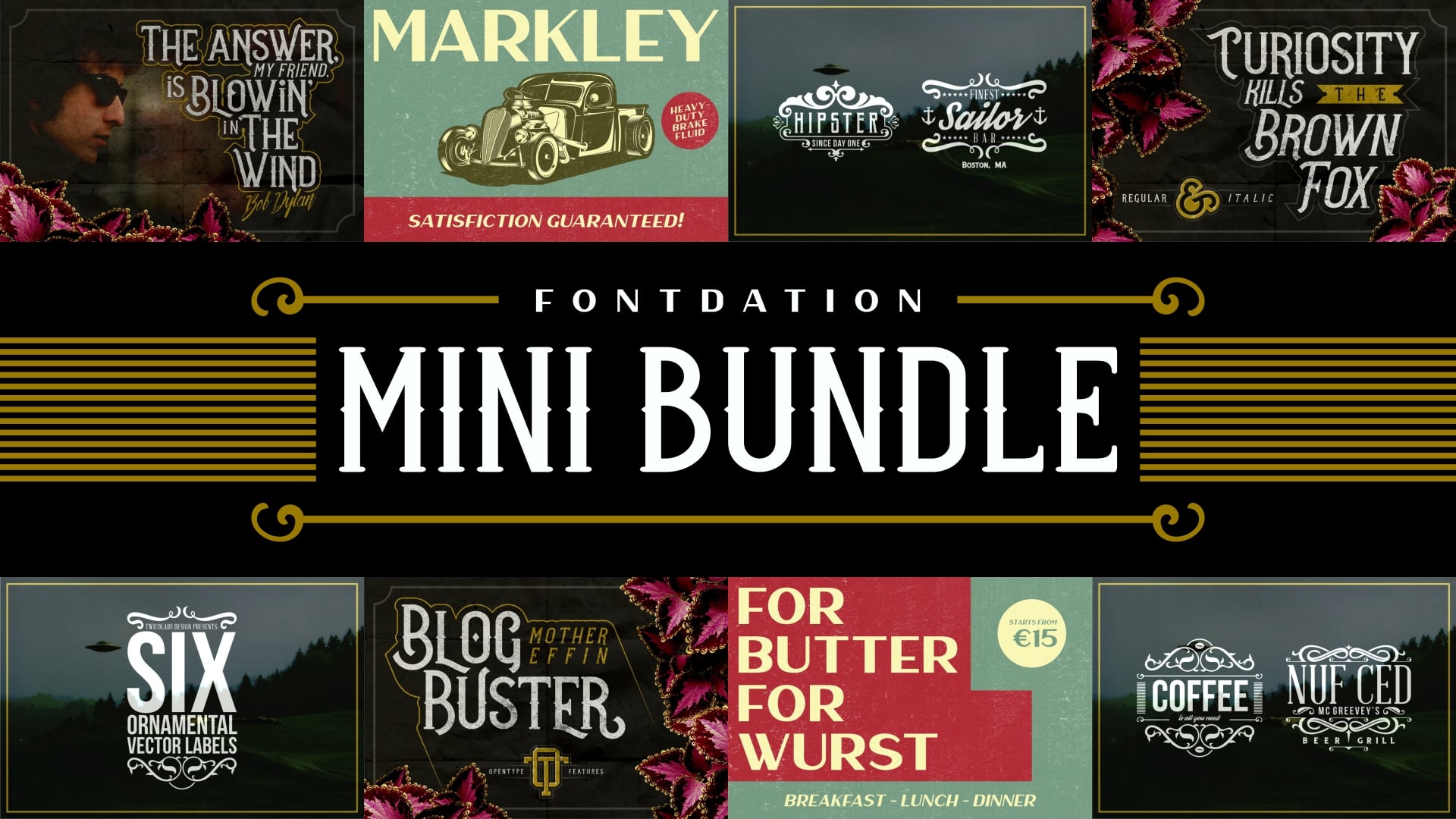 Fontdation Mini Bundle - MasterBundles