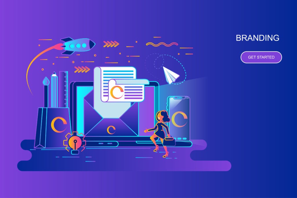 24 Gradient Flat Design Concepts - $12 – MasterBundles