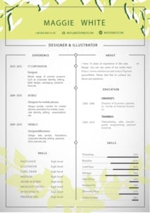 Digital Resume Bundle. 10 Print-ready CV Templates