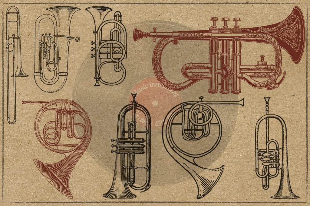 100 Vintage Music Instruments - $9 ONLY! – MasterBundles