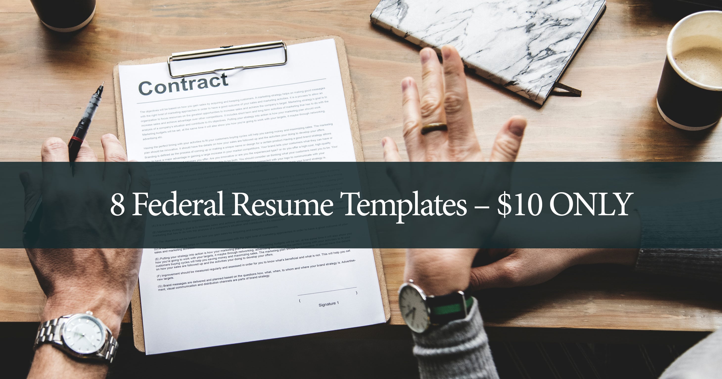 8 Federal Government Resume Templates - $10 ONLY – MasterBundles