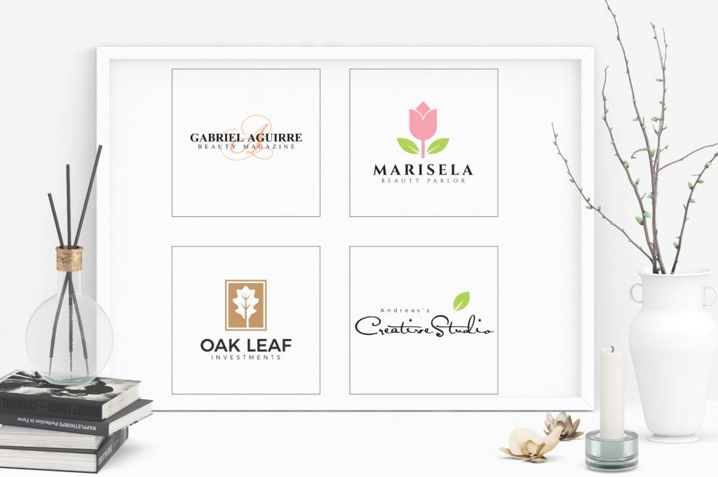 Feminine Logo: 52 Minimal Branding Girly Logos – MasterBundles