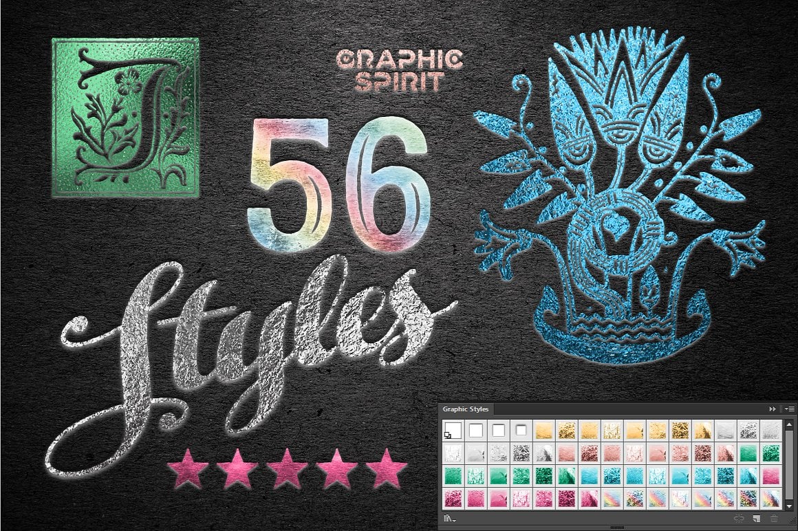 Vector Foil TOOLKIT For Illustrator – MasterBundles