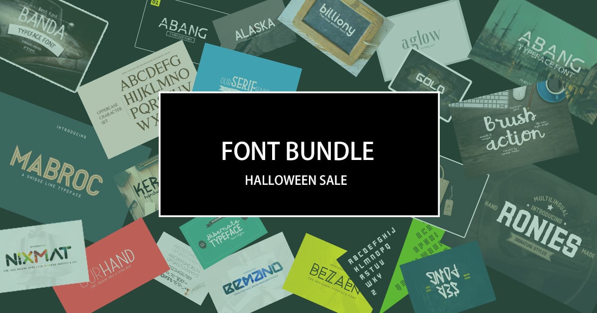 Best Halloween FONTS Bundle - $29. 2021 SALE! Halloween Embroidery Fo ...