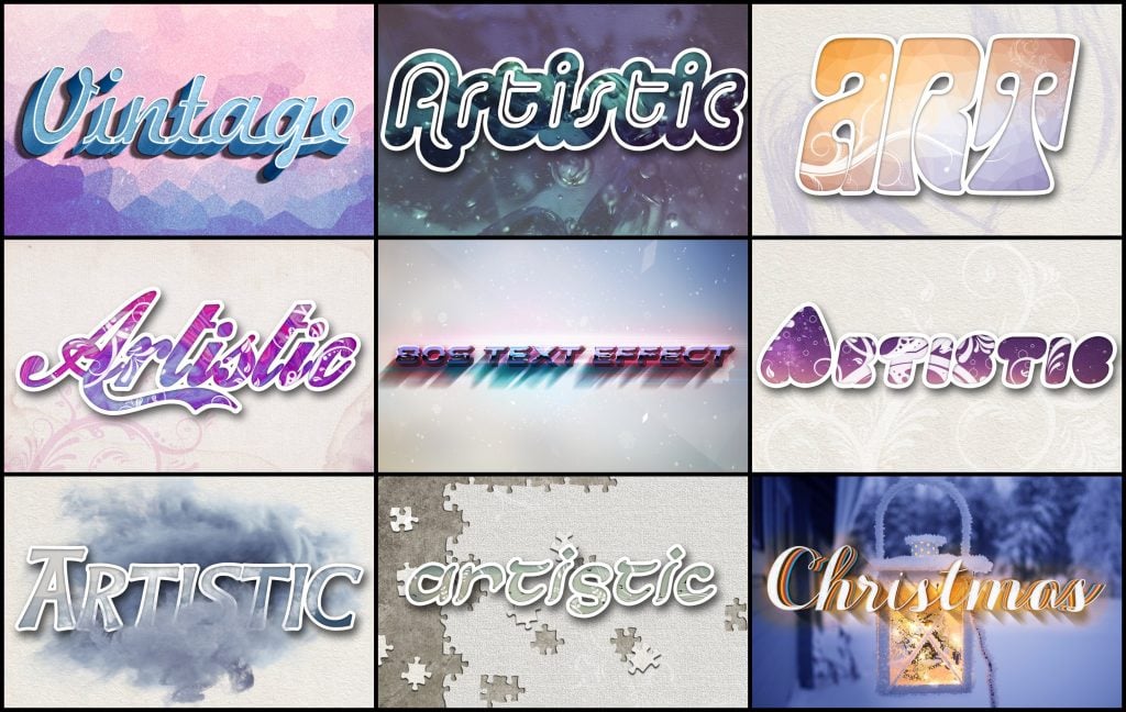 Photoshop Elements Text Effects - 40 Different Styles – MasterBundles