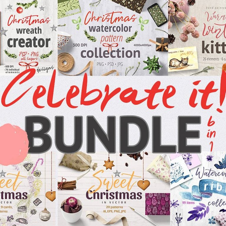 Celebrate it! - Mega Christmas Bundle – MasterBundles