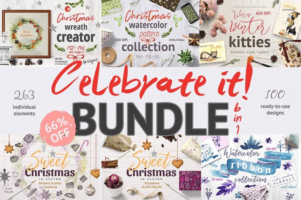 Celebrate it! - Mega Christmas Bundle – MasterBundles