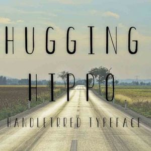 Hugging Hippo Regular Font - $4 | Master Bundles