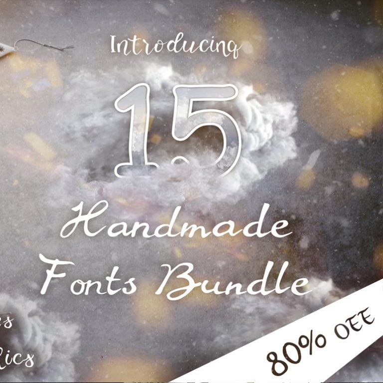 15 Creative Handmade Fonts - $19 ONLY – MasterBundles