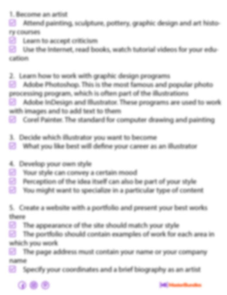 How to Become an Illustrator - Free Checklist – MasterBundles
