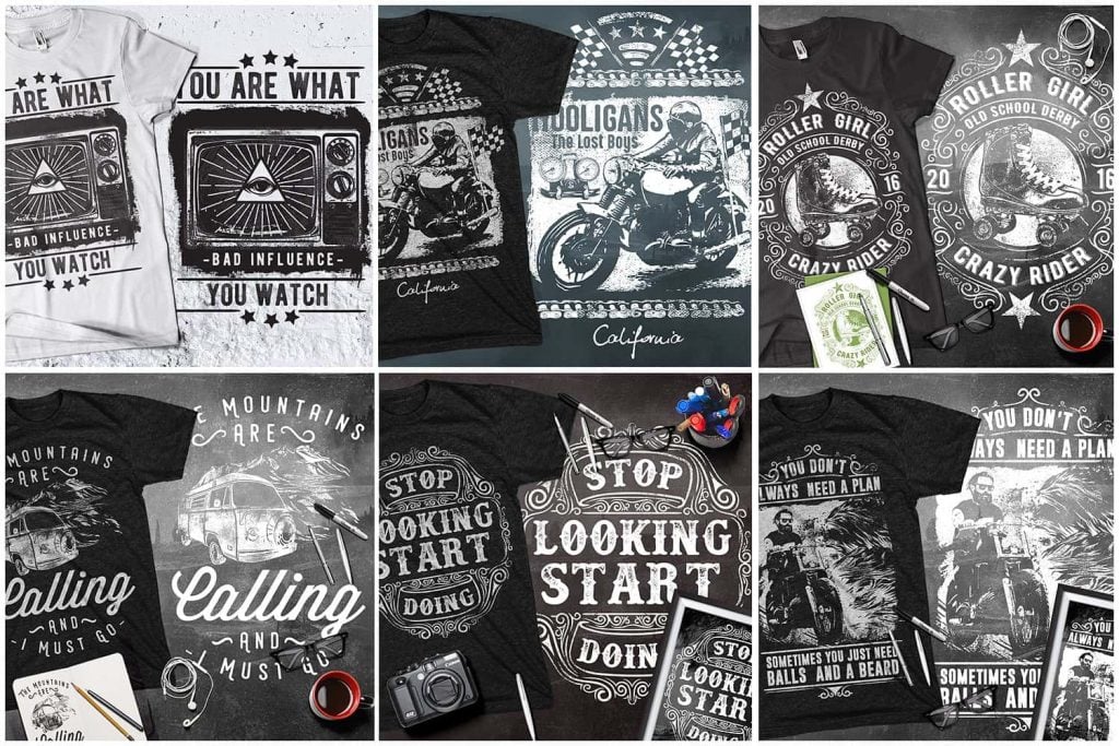 100 T-Shirt Design Bundle Mega Collection - $19 – MasterBundles