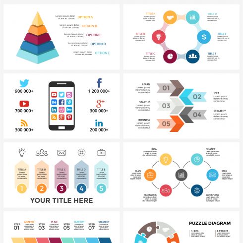 Free Strategy Infographic Templates - MasterBundles