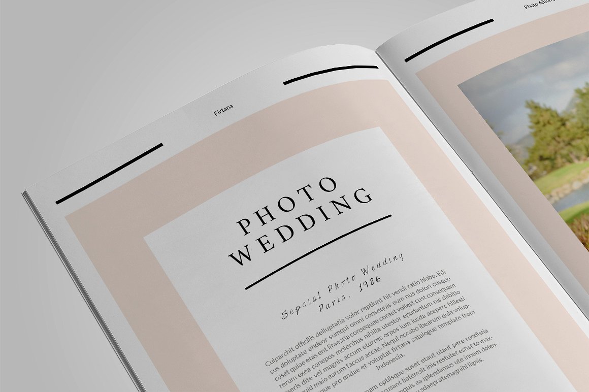 28 Page Indesign Photo Album Template - $5 | Master Bundles