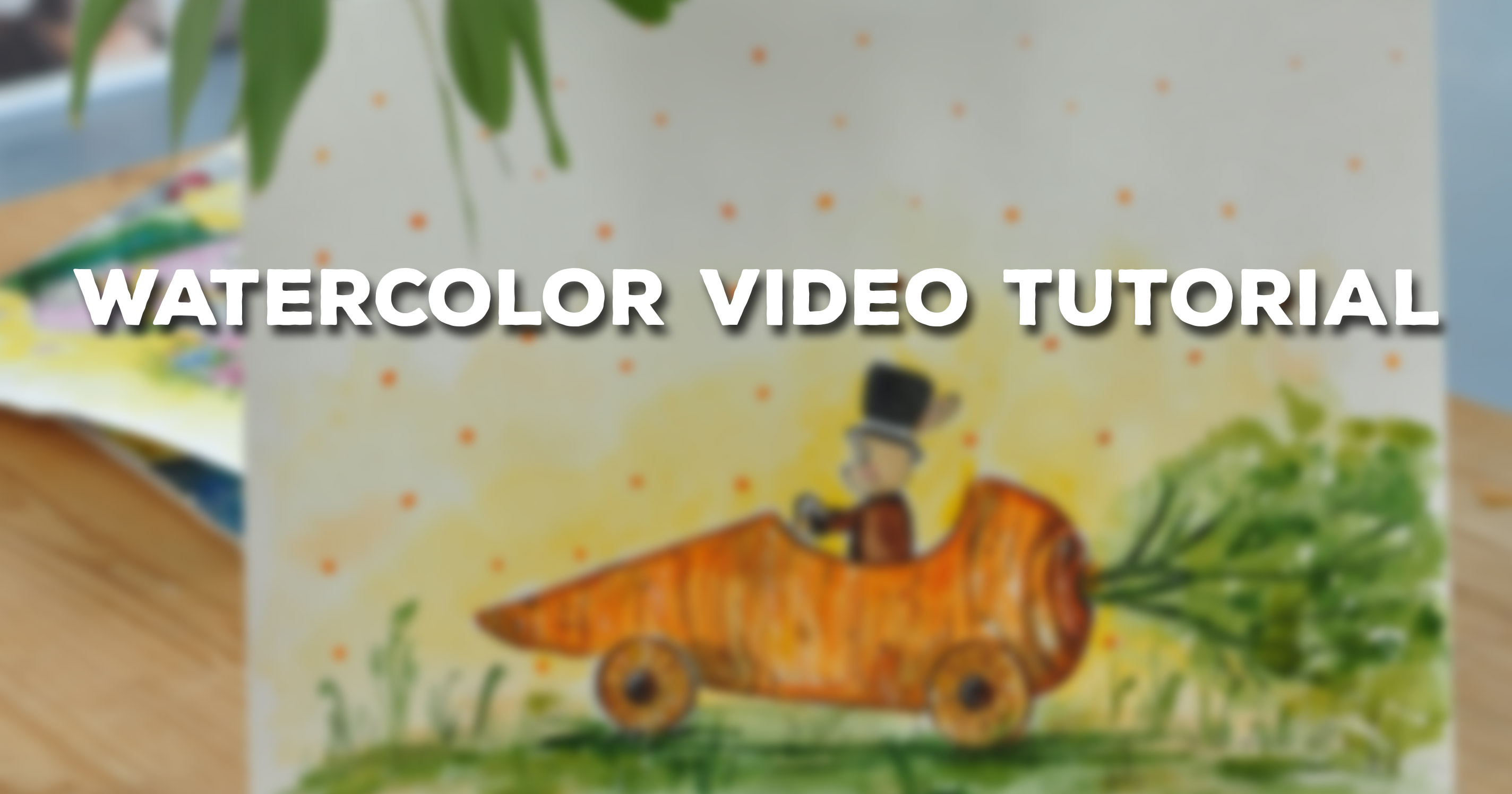 Watercolor Video Tutorial: Painting an Easter Rabbit [for Beginners ...