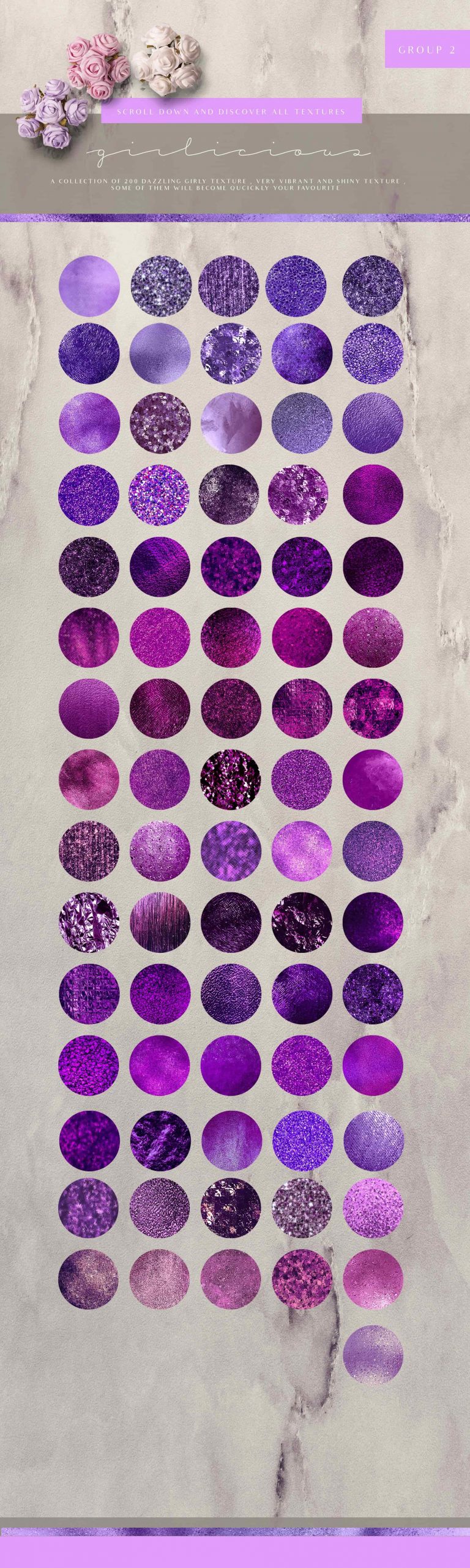 805 Beautiful Textures: Glamourous Textures Bundle 2021