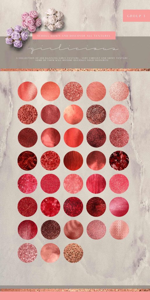805 Beautiful Textures: Glamourous Textures Bundle 2021