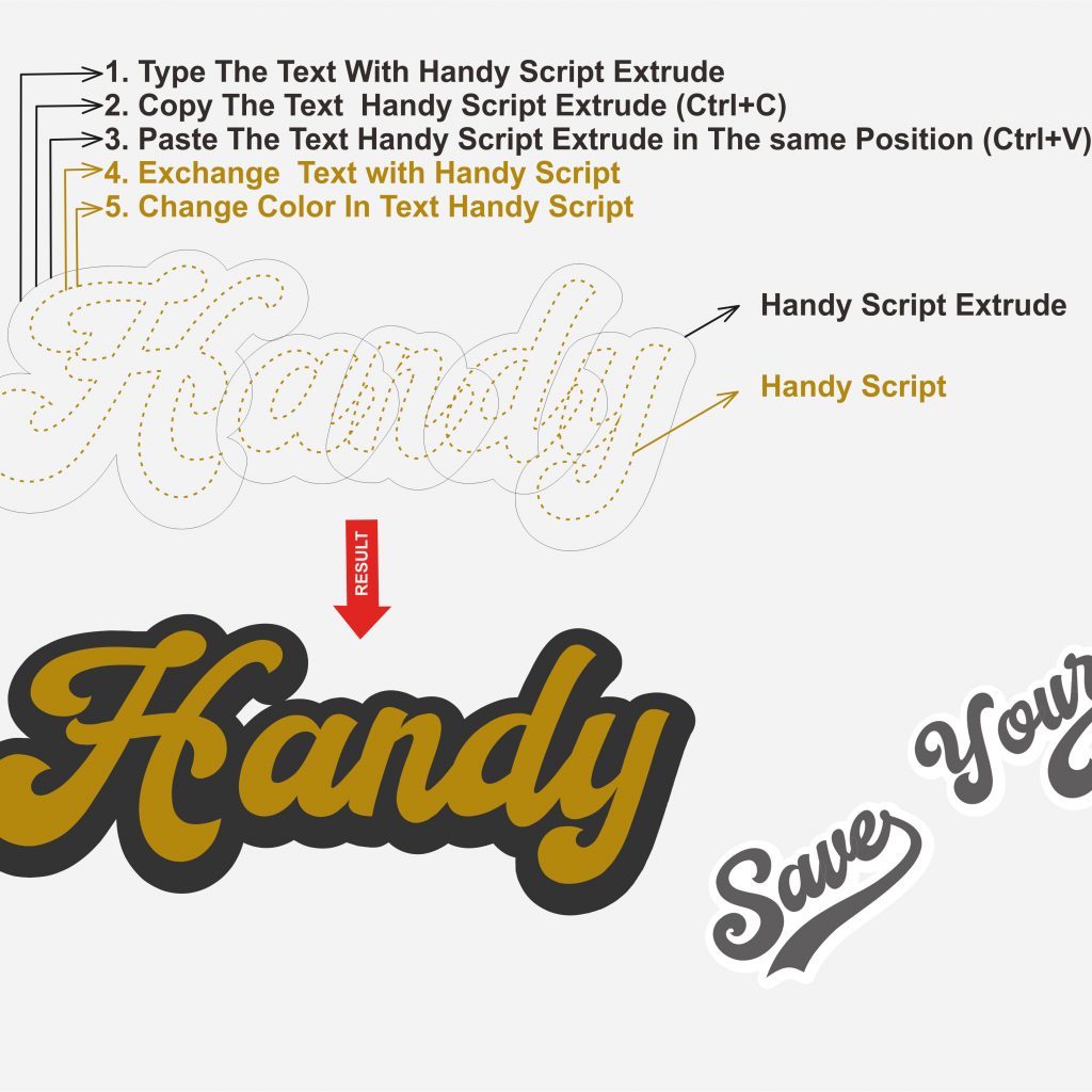 Retro Vintage Font Handy Script - $10 – MasterBundles