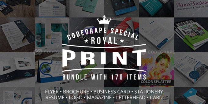 Royal Print Templates Bundle with 170 Items - Only $19 – MasterBundles