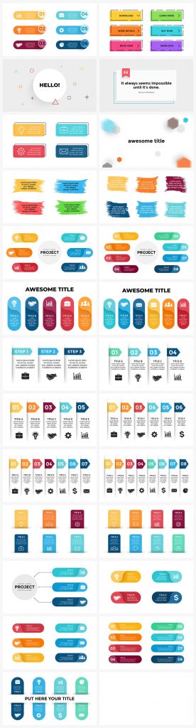 Banner Infographic Templates Description - MasterBundles