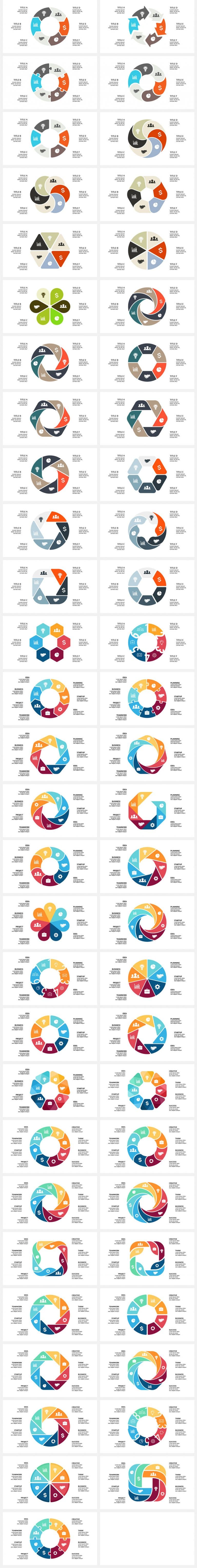 Diagrams Infographic Bundle Description - MasterBundles