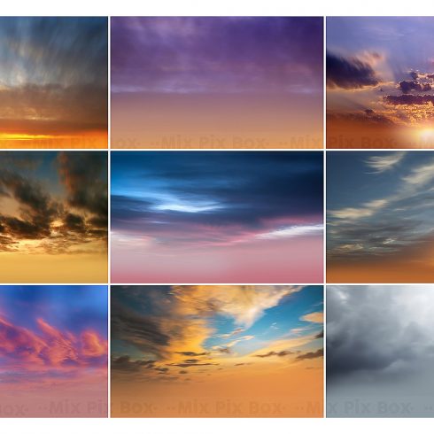 60 Photo Overlays: Long Exposure Sky - $6 | Master Bundles
