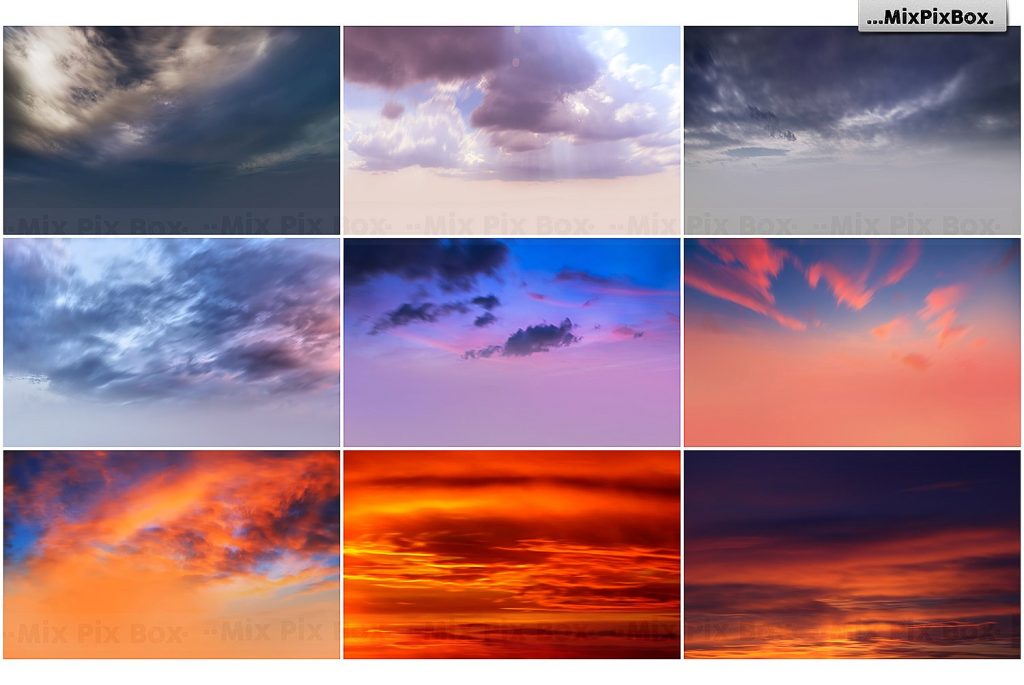 60 Photo Overlays: Long Exposure Sky - $6 – MasterBundles