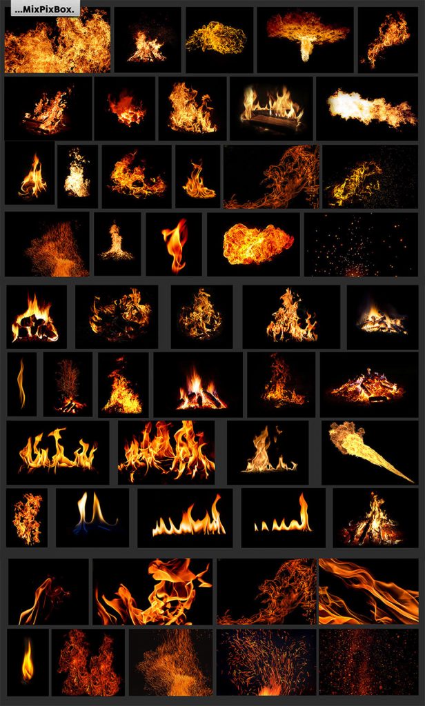 56 Fire Photo Overlays - $9 – MasterBundles
