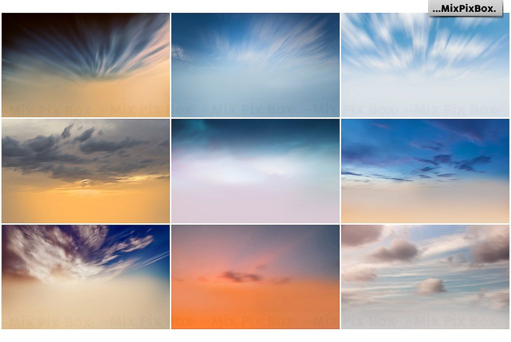 60 Photo Overlays: Long Exposure Sky - $6 – MasterBundles