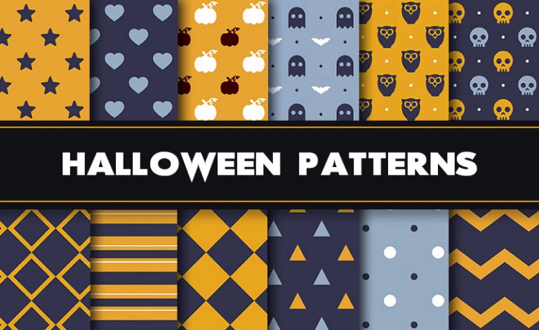 12 Scary Halloween Patterns - $5 – MasterBundles